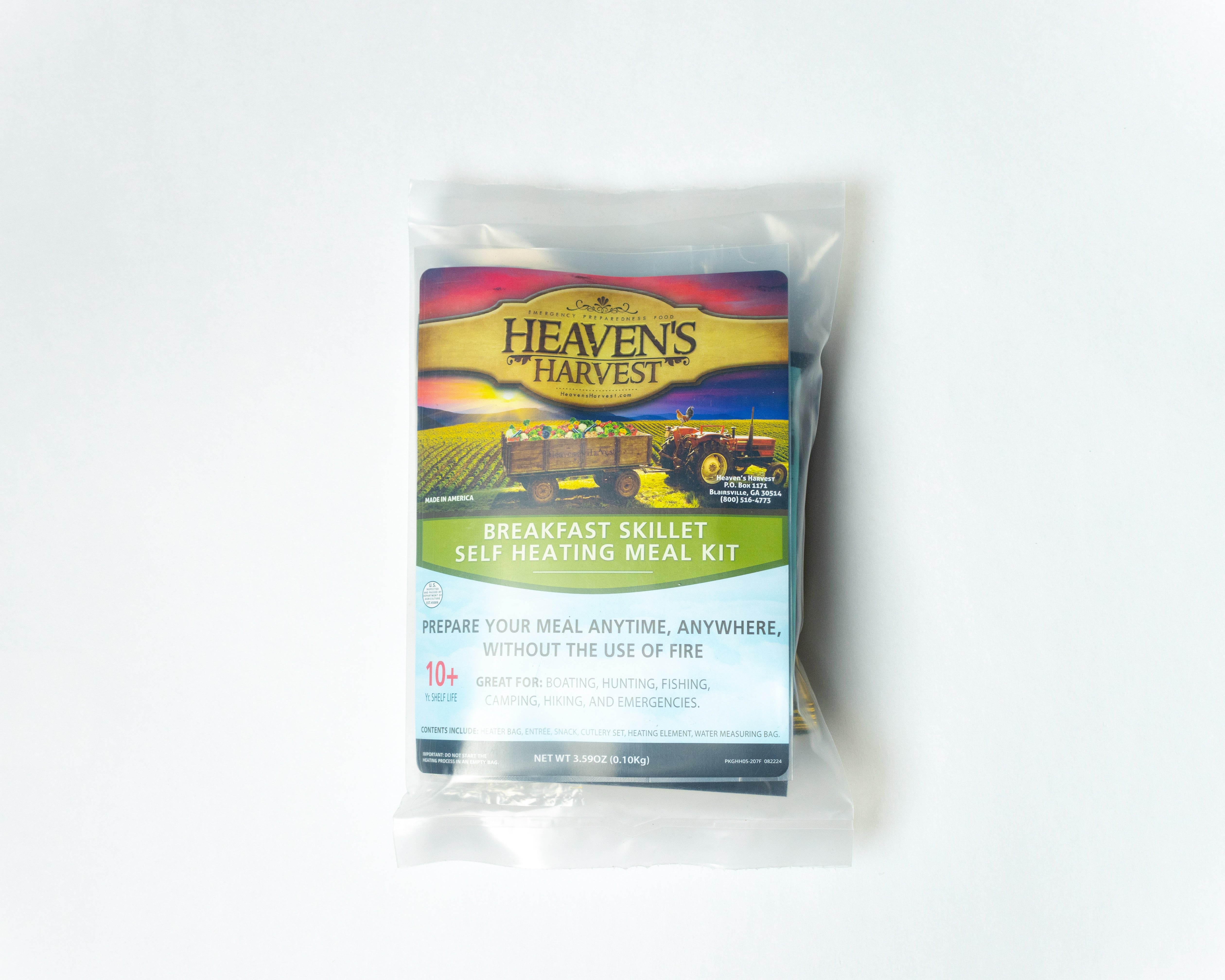 Heaven's Harvest: Self-Heating Meal Kit - Sausage, Egg, & Potato Break ...